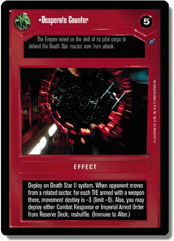 Desperate Counter - Star Wars CCG » Death Star II - CategoryOneGames