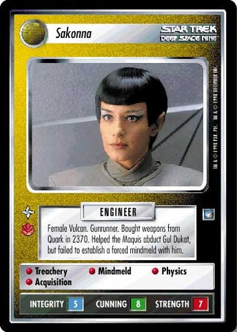 Sakonna - Star Trek CCG 1E » Deep Space Nine - CategoryOneGames