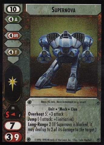 Supernova - Battletech CCG » Commander's Edition - CategoryOneGames