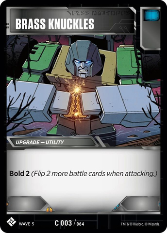 Brass Knuckles - Transformers TCG » Titan Masters Attack - CategoryOneGames