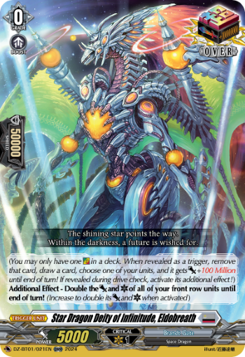 Star Dragon Deity of Infinitude, Eldobreath - DZ-BT01/021EN - ORR - Cardfight Singles » DZ-BT01 ...