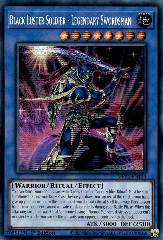 Black Luster Soldier - Legendary Swordsman - MP24-EN129 - Prismatic ...