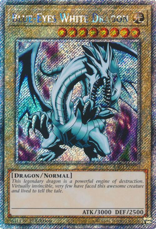 Blue-Eyes White Dragon - RA03-EN079 - Platinum Secret Rare - 1st Edition - Yu-Gi-Oh! » Yu-Gi-Oh ...
