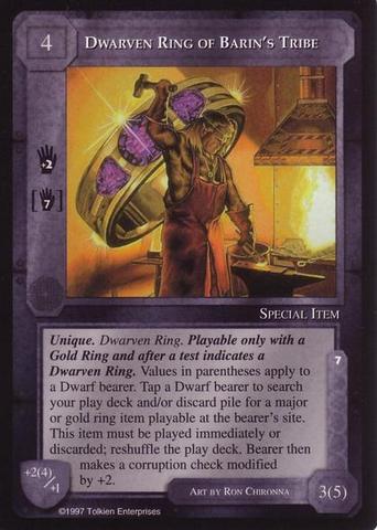 Dwarven Ring of Barin's Tribe - Middle Earth » The Lidless Eye ...