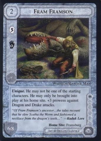 Fram Framson - Middle Earth » The Dragons - CategoryOneGames