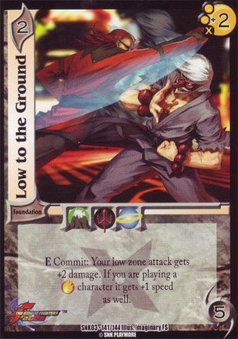 Low to the Ground - Universal Fighting System (UFS) » SNK Sets » The ...